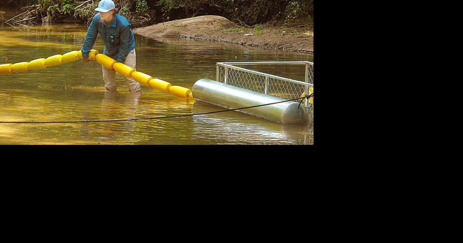 $8,500 trash-trapping device installed in Hickory creek