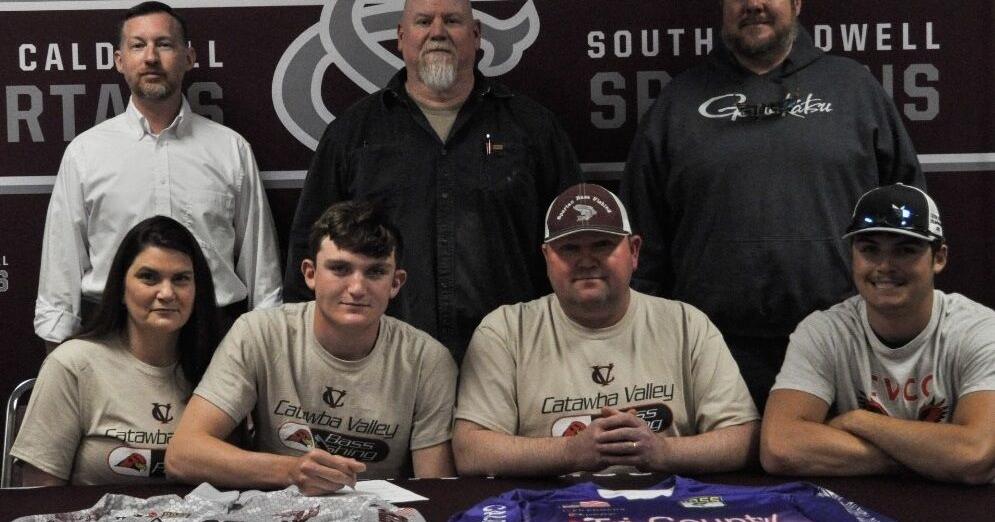 South Caldwell's Eggers signs with CVCC for bass fishing