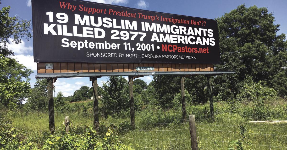 Letters To The Editor Oppose The Billboard About Muslims