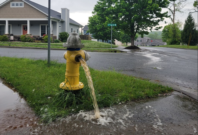 Hickory NC may see brown water with fire hydrant testing