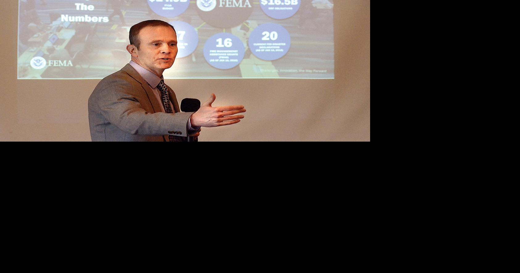 FEMA Administrator Brock Long returns to Hickory