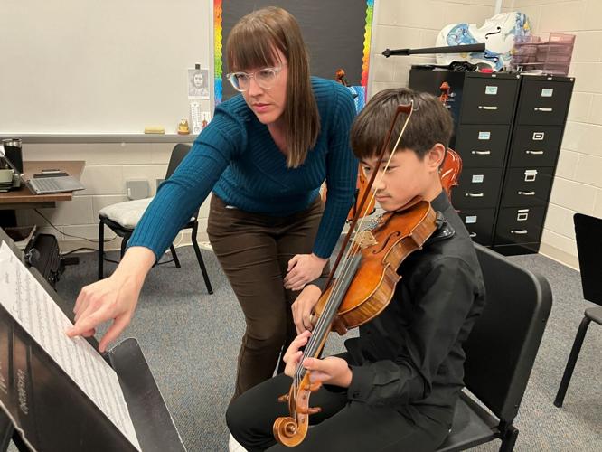 Hickory NC middle school student recognized for viola skills