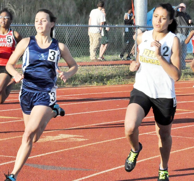 EB girls edge Draughn for CVAC track crown