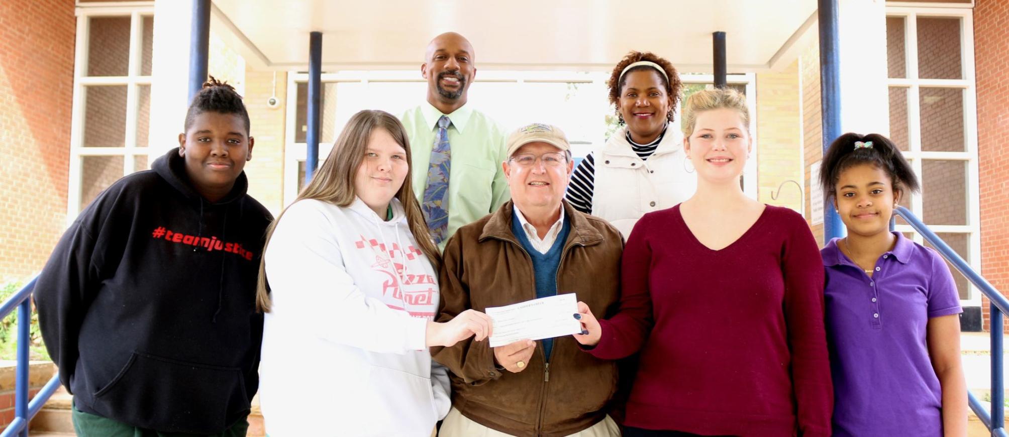 Hickory Public Schools gives to 'Pennies for Polio' project