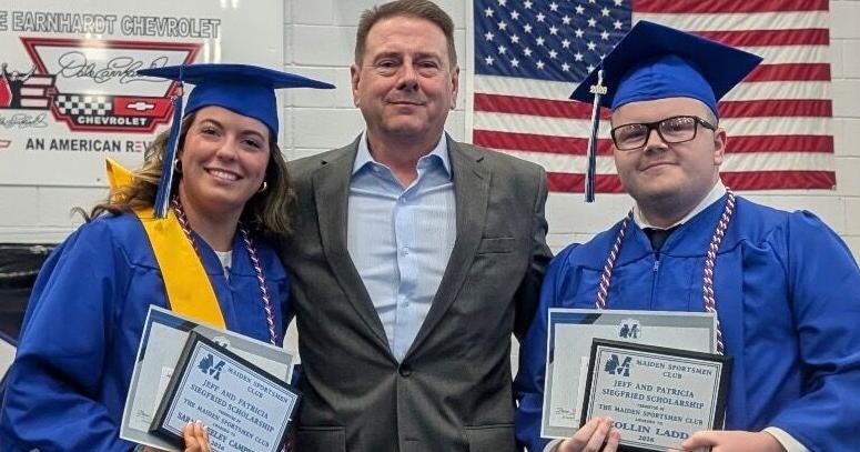 Maiden Sportsmen Club presents scholarships