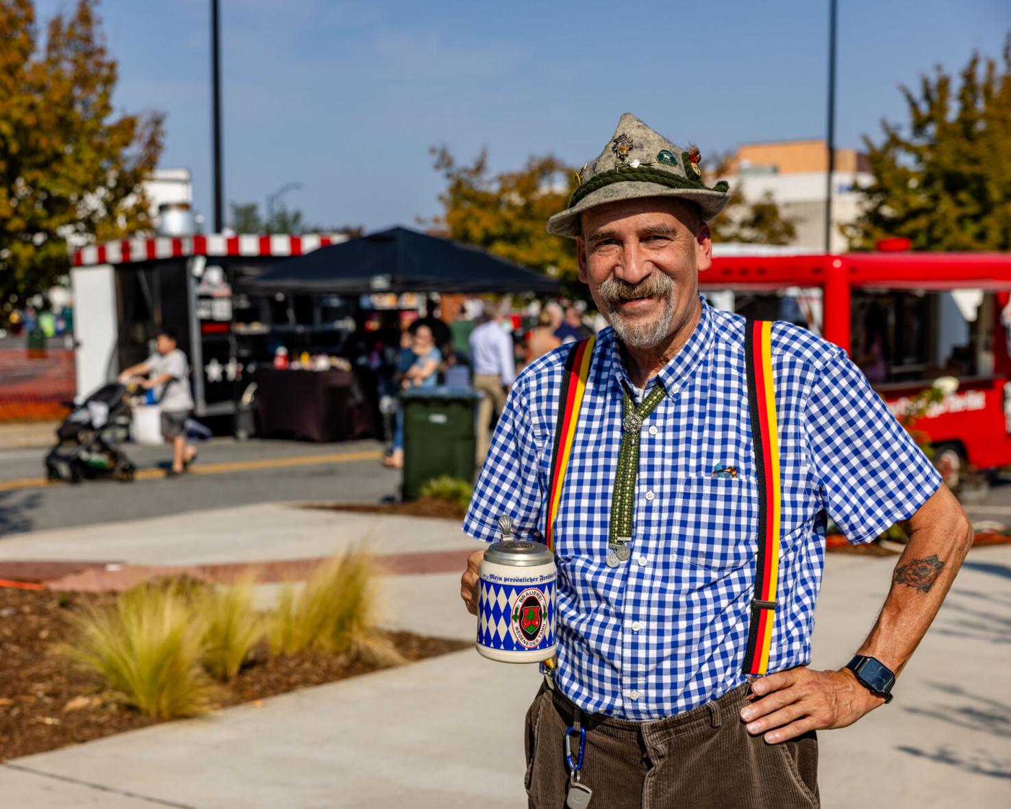 Oktoberfest festival in Hickory NC - music, food, drinks