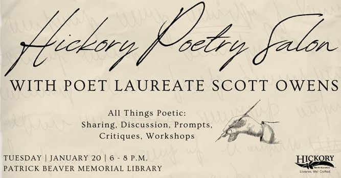 Hickory Poetry Salon begins Jan. 20 at public library