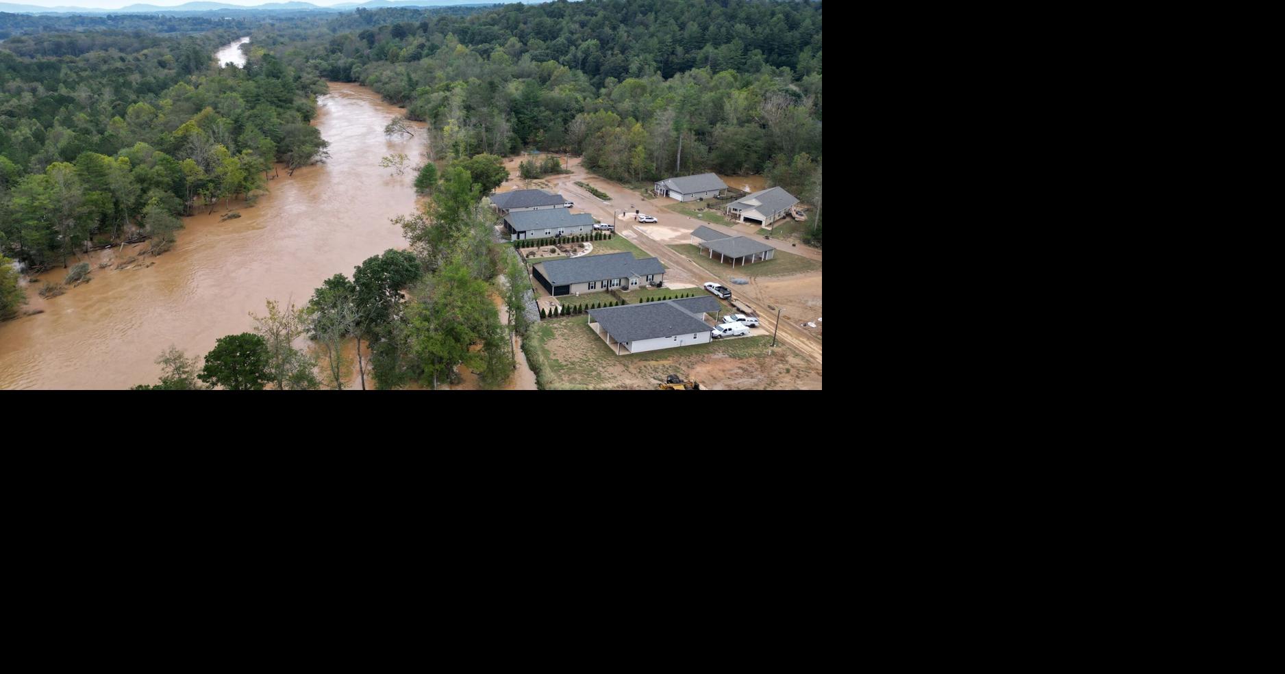 Hickory NC had wastewater spills during Hurricane Helene