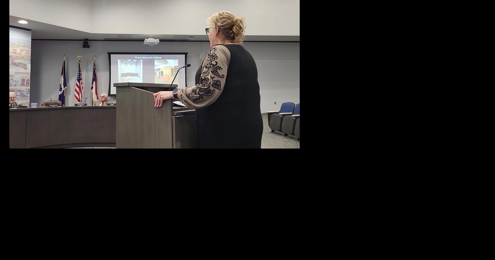 Mandy Pitts Hildebrand gives updates on Hickory Metro Convention Center