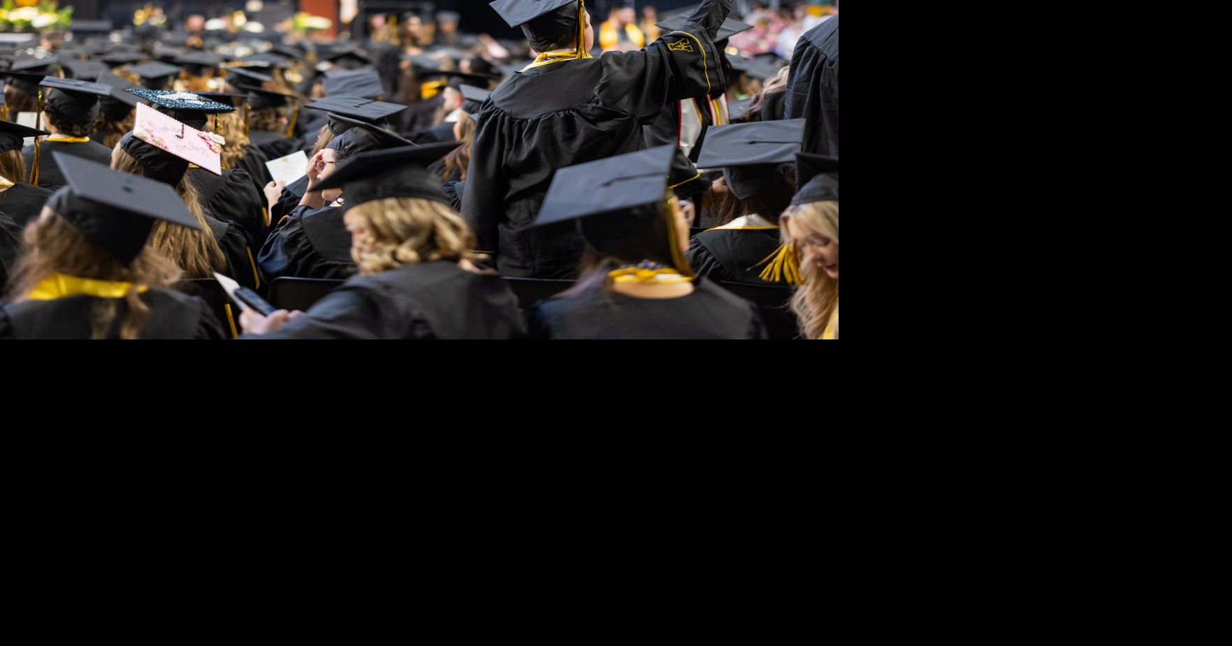 App State University December 2024 commencement in Boone