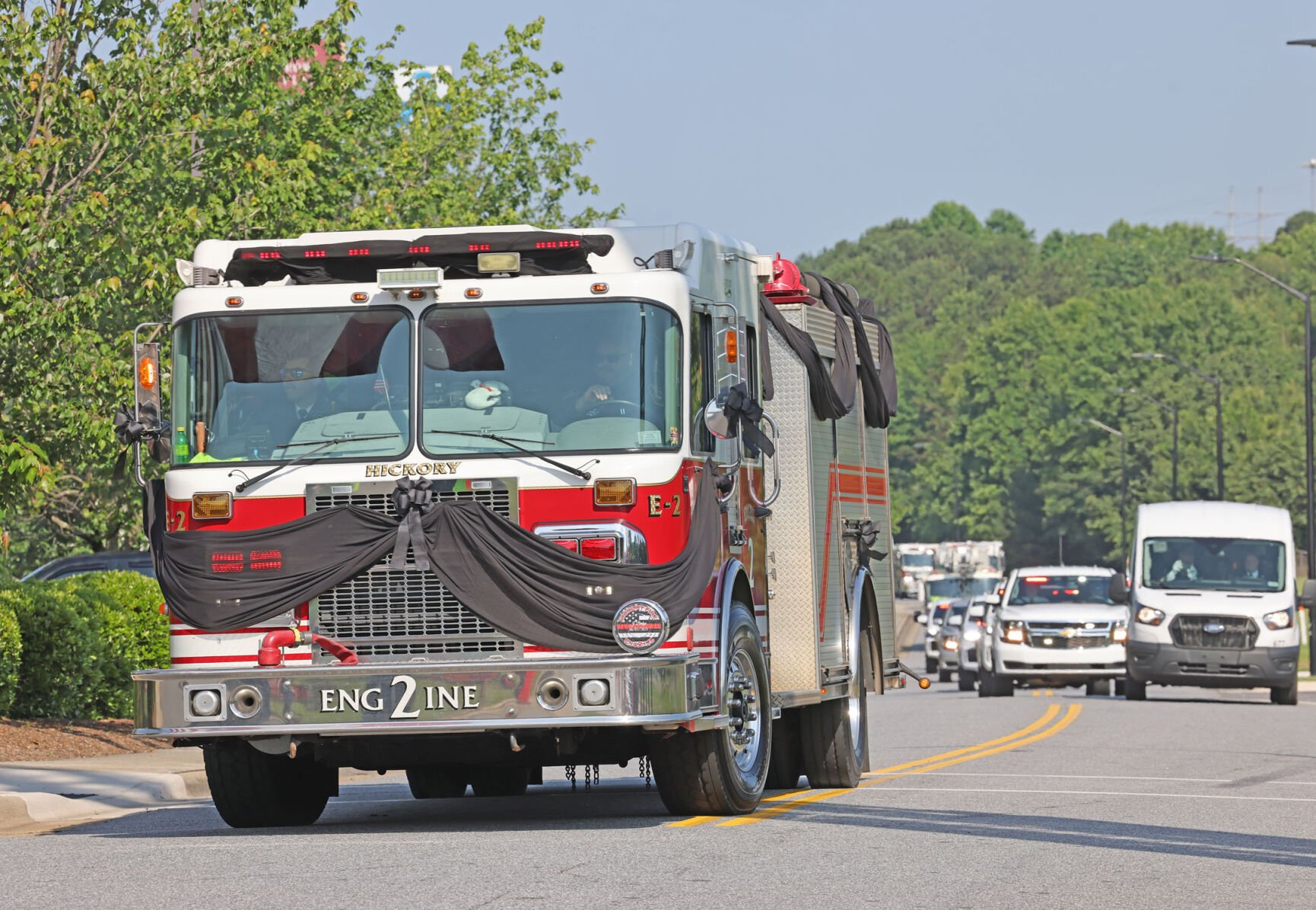 Hickory NC firefighter Jake Bridges funeral held Wednesday