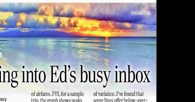 Digging into Ed's busy inbox