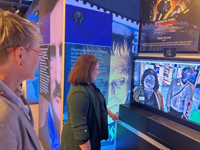 Business, education leaders talk AI at science center forum