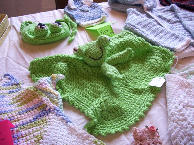 Judy Grabowski uses her crochet skills to make all kinds of items