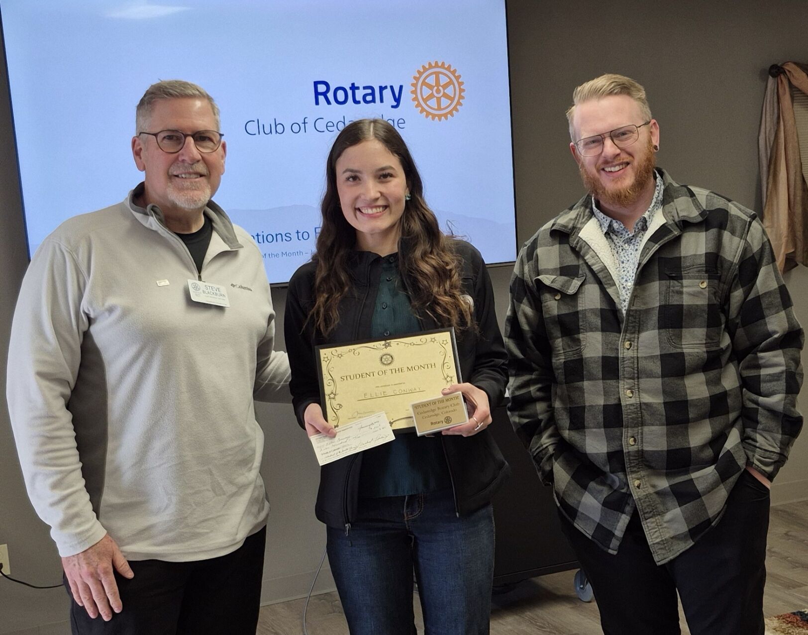 Cedaredge Rotary Names Ellie Conway Student of the Month | Community ...