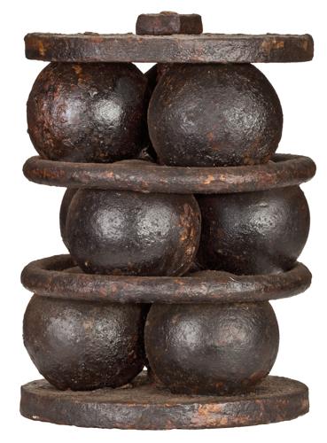 Cannon bore, shot, shell, canister, and grape shot diameters for rifled ...