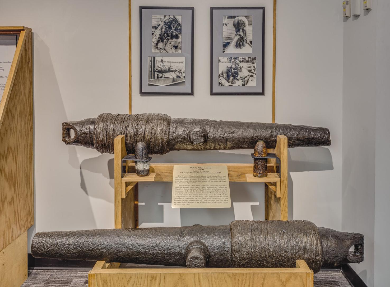 Rare Blakely Cannon Recovered from the SS Georgiana Shipwreck ...