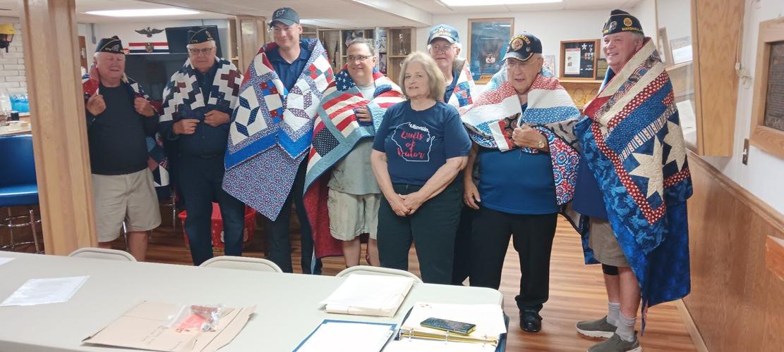 Marshall American Legion honors seven veterans with Quilts of Valor ...