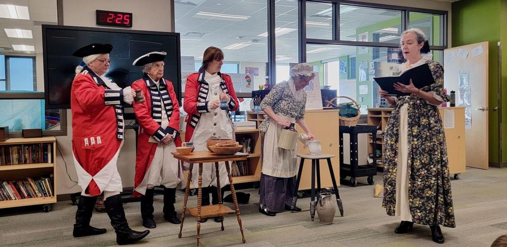 Daughters of the American Revolution performs for Waunakee fifth ...