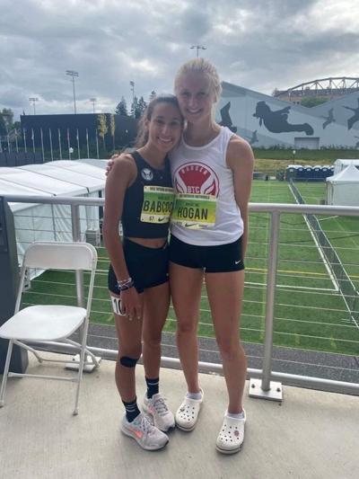 Madeline Hogan and Mackenzie Babcock compete at track nationals ...