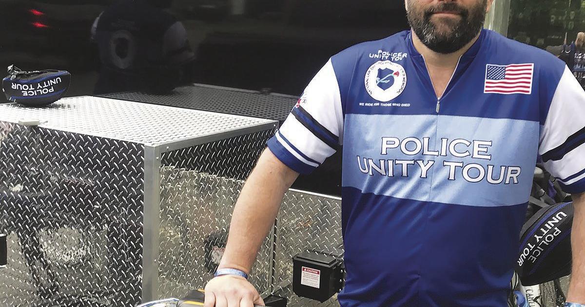 Riding for his life: Waunakee officer bikes Police Unity Tour | Local ...