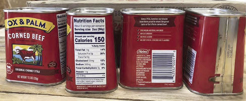 Canned corn beef products recalled | Business | hngnews.com