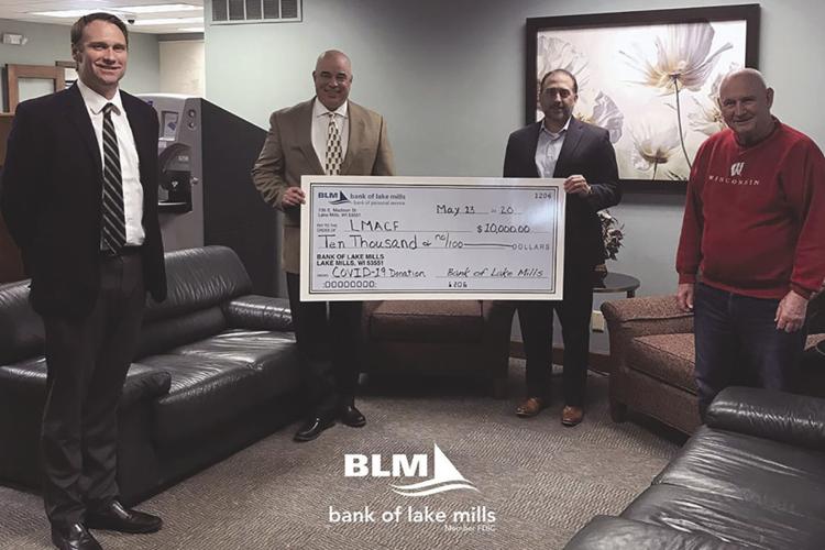 Bank of Lake Mills donates $20,000 for COVID-19 relief support ...