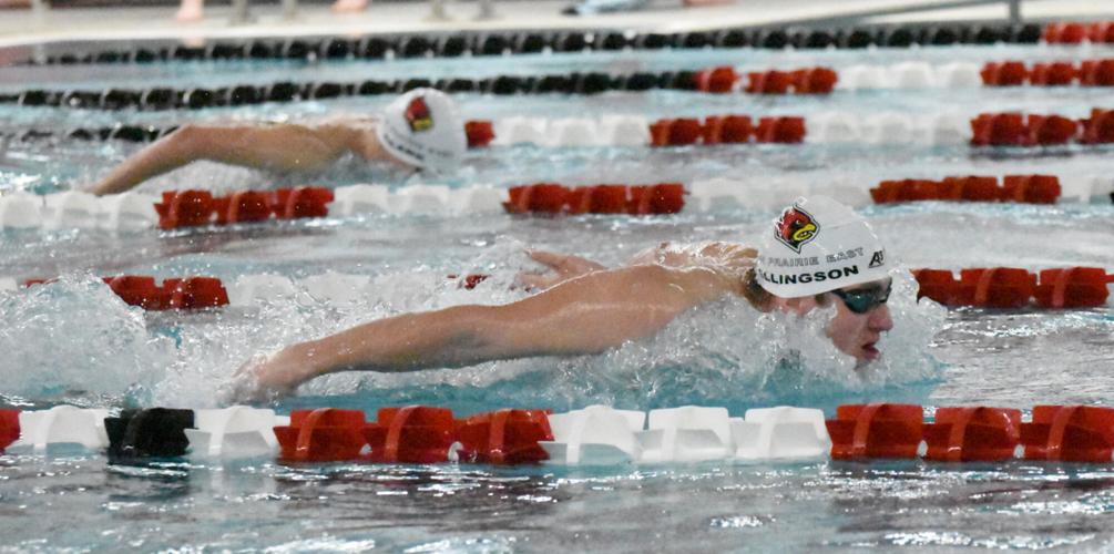 Wolves and Cardinals square off in boys swim dual meet | The Star: Sun ...