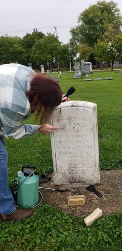 Gravestone scrubber keeps stories alive | Milton Courier | hngnews.com