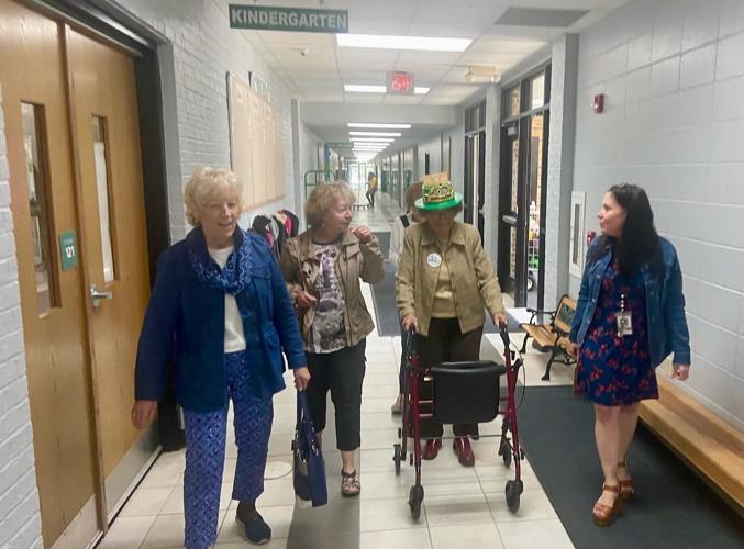 Original Westside Elementary School secretary visits school for 95th ...