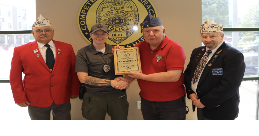 Sun Prairie Police Officer receives state honor | News | hngnews.com