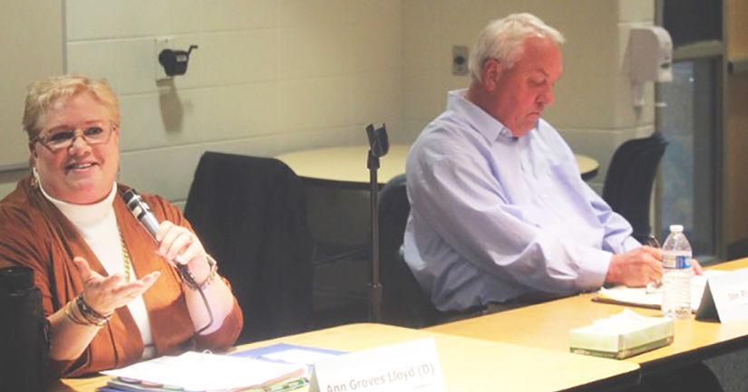 Plumer, Groves Lloyd paint stark contrasts in lone candidate forum ...