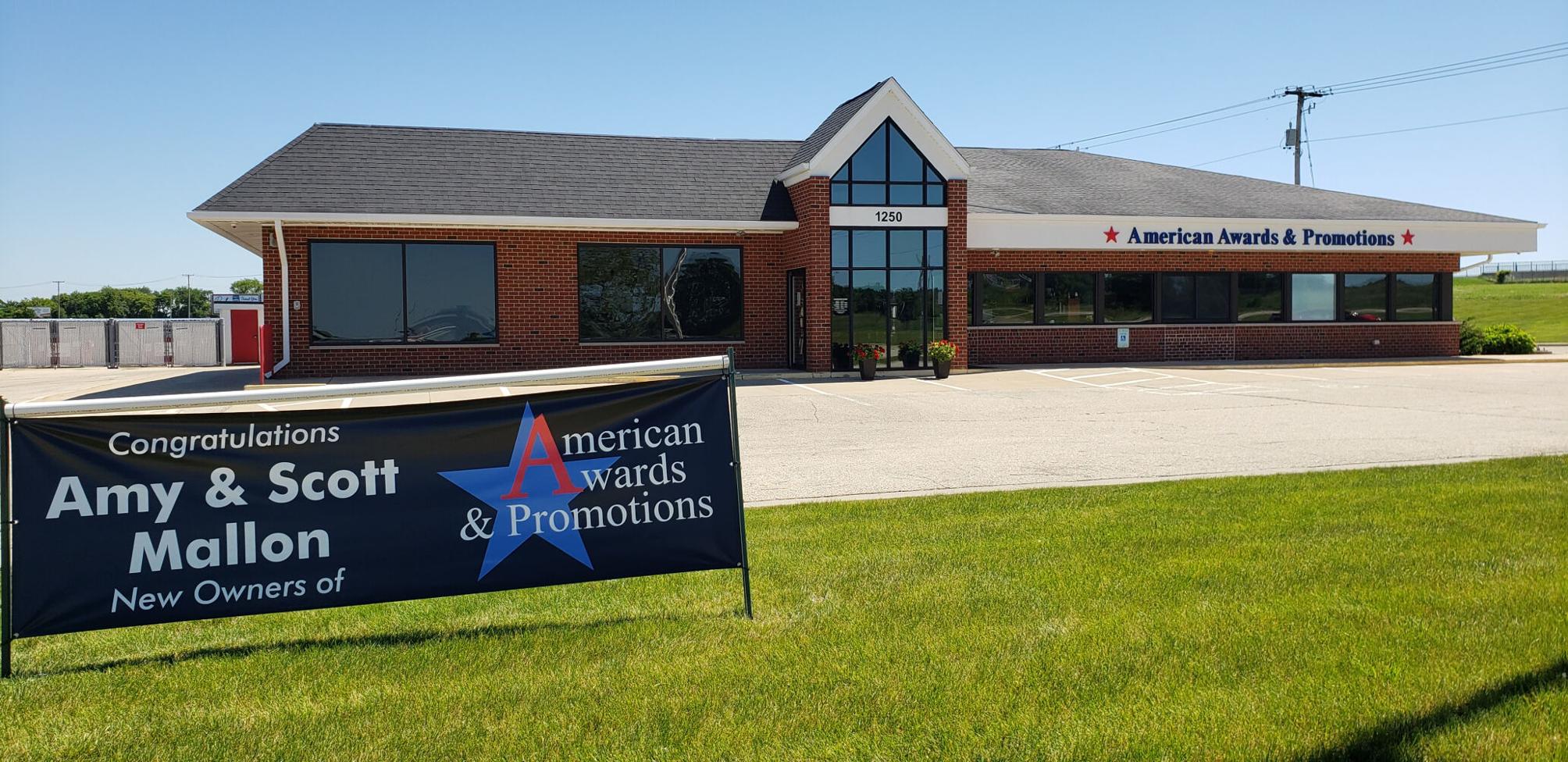 Amy and Scott Mallon new owners of American Awards & Promotions | Local ...