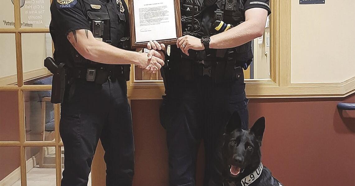 City of Lake Mills Officer Brandon Hanley and K9 Truman complete ...