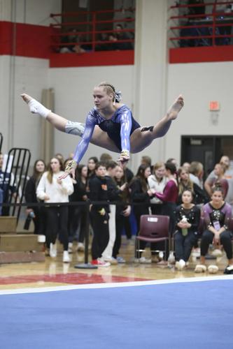 MG state gymnastics: Mya Tweedy medals in two events, Ella Tweedy ...