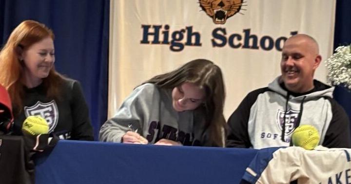 Lake Mills' Ava Kleinfeldt signs to play Division 1 softball at the ...