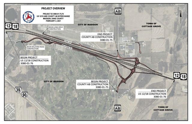 Wisconsin DOT to build interchange at U.S. Highway 12/18 and County ...