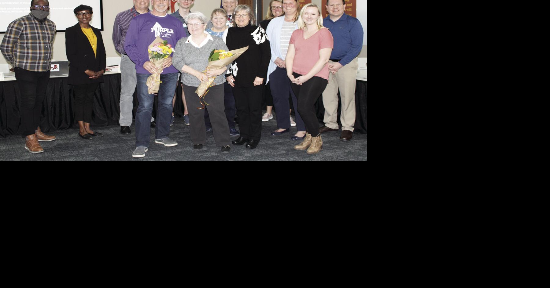 Board salutes retiring board members Caren Diedrich and Dave Hoekstra ...