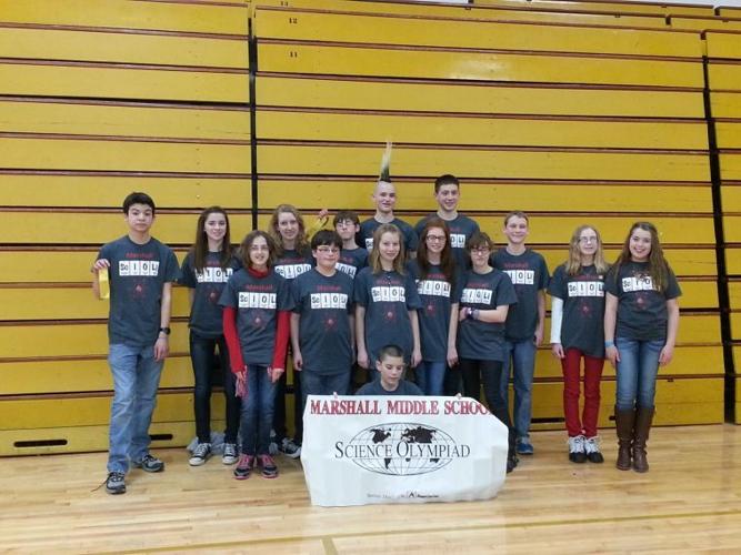 Marshall Middle School Places 12th At State Science Olympiad Local