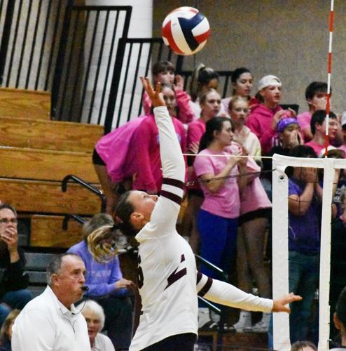 Deerfield volleyball: Riley Fisher, Libby Fisher, Tia Anderson, Lily ...