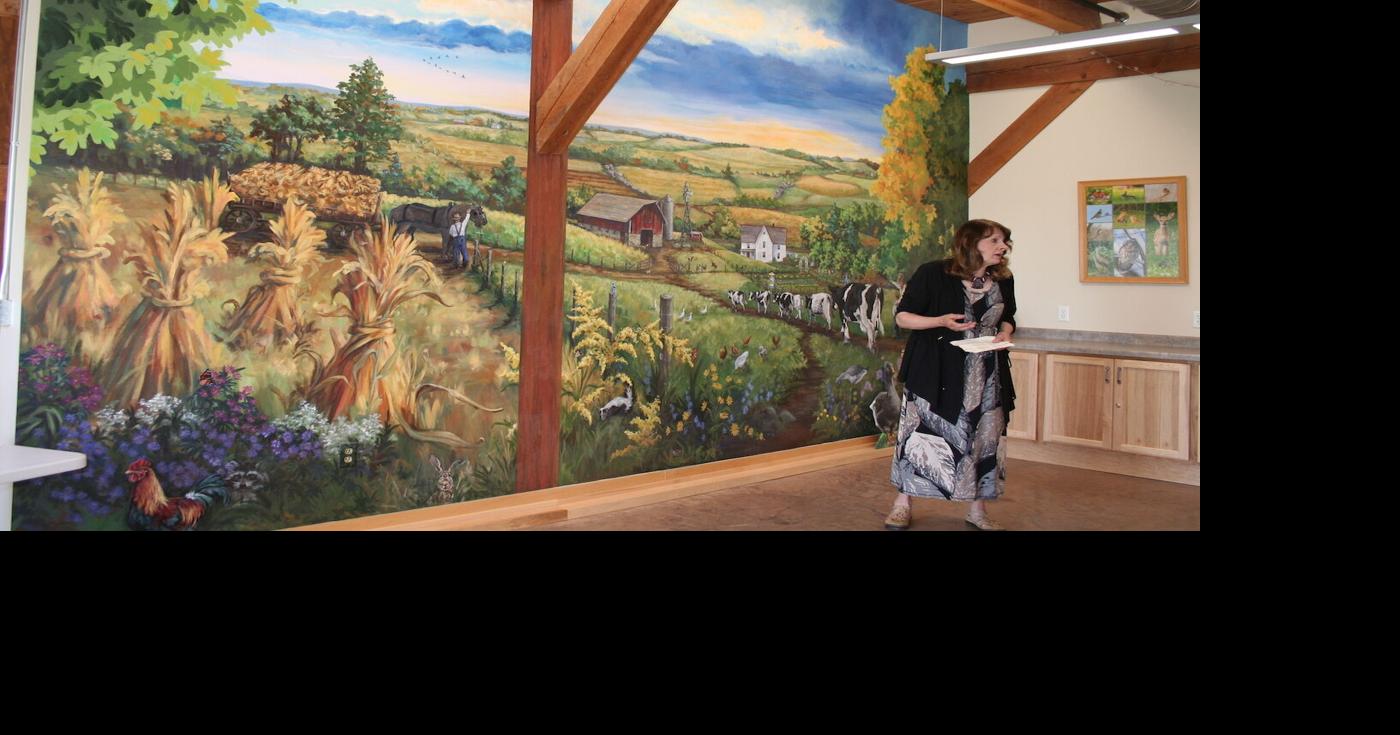 Schumacher Farm Park mural depicts agricultural heritage | Local ...