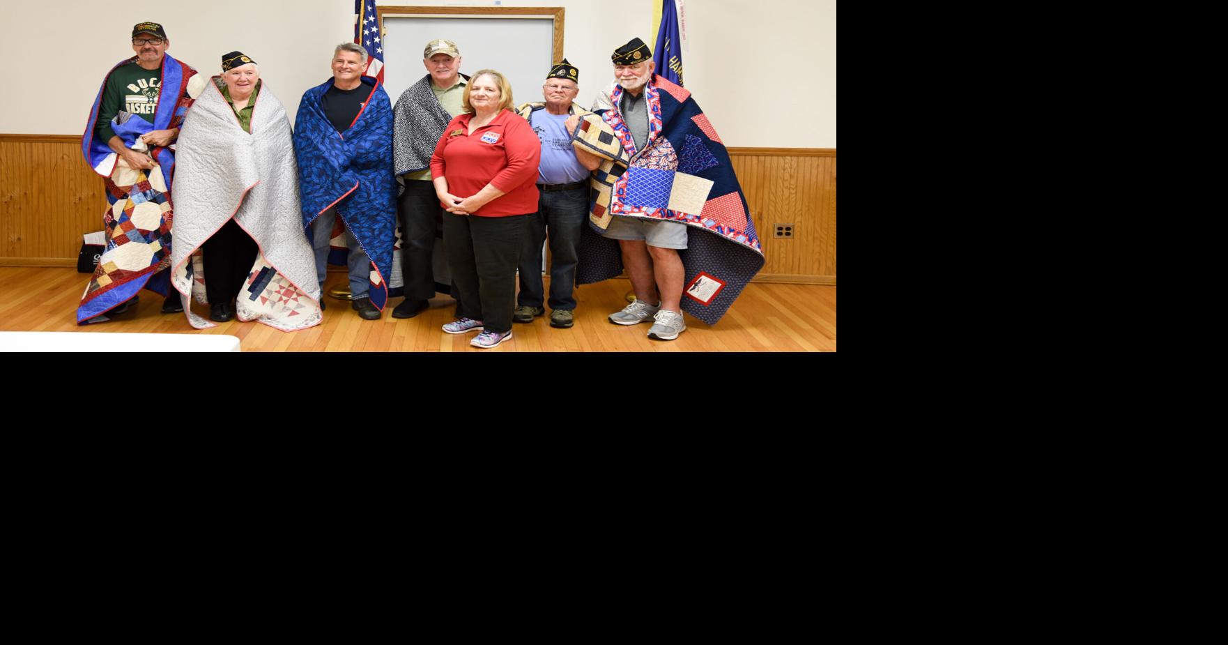 Waterloo-Marshall area veterans honored with Quilts of Valor | Waterloo ...