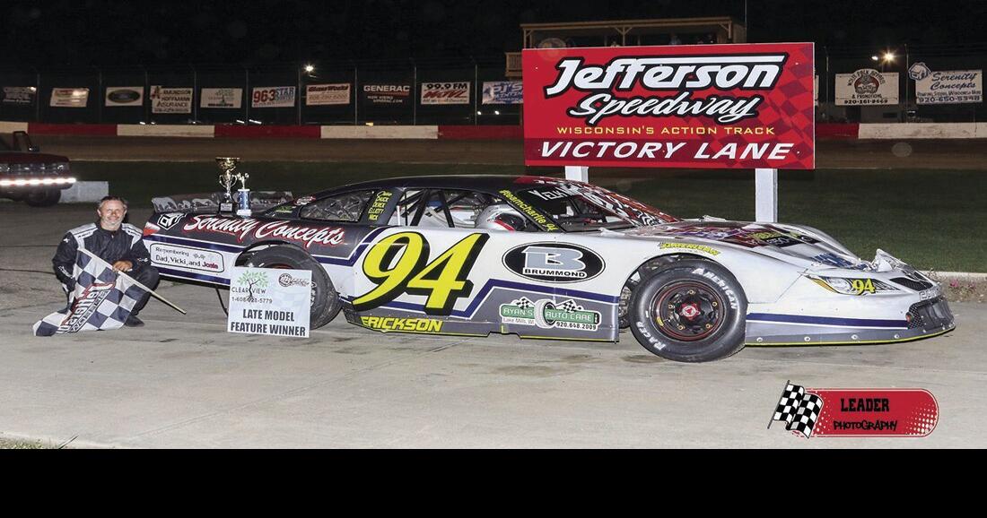 Jefferson Speedway results from July 9th; Jason Erickson wins 50 lap ...