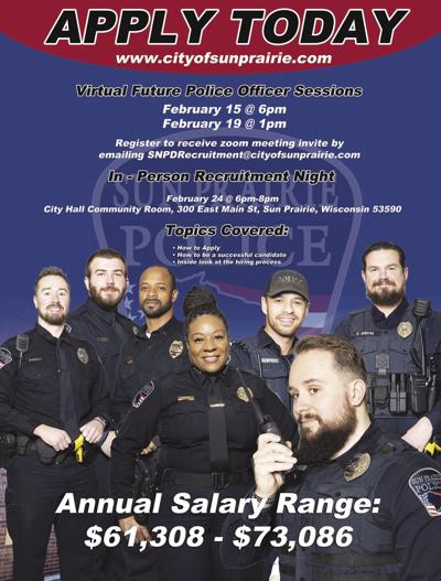 Sun Prairie Police Department to host officer recruiting sessions ...