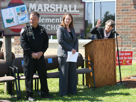 Slow down yard sign campaign kicked off in Marshall | Local | hngnews.com