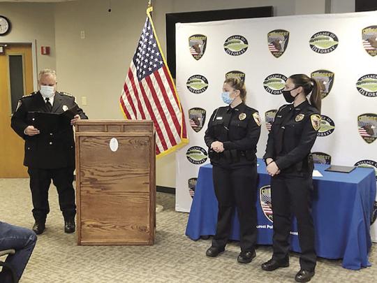New female officers sworn-in for the DeForest Police Department ...