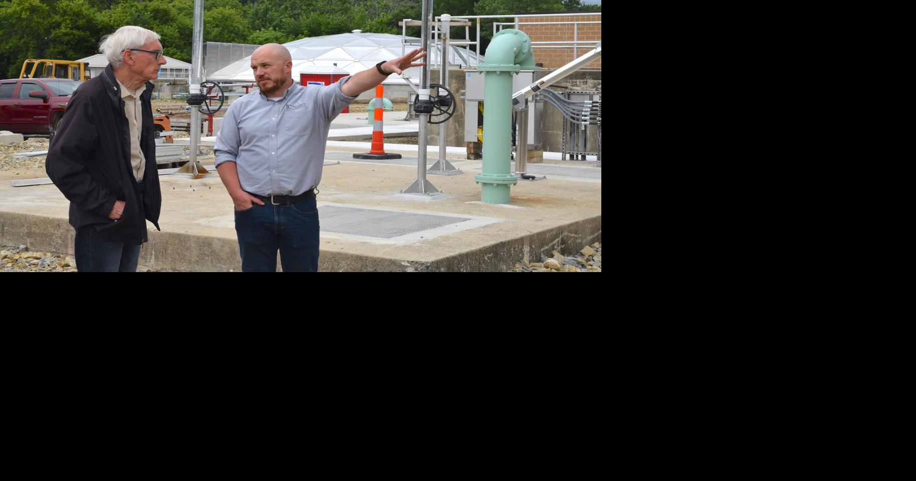 Gov. Evers visits Waterloo’s Wastewater Treatment Plant | News ...