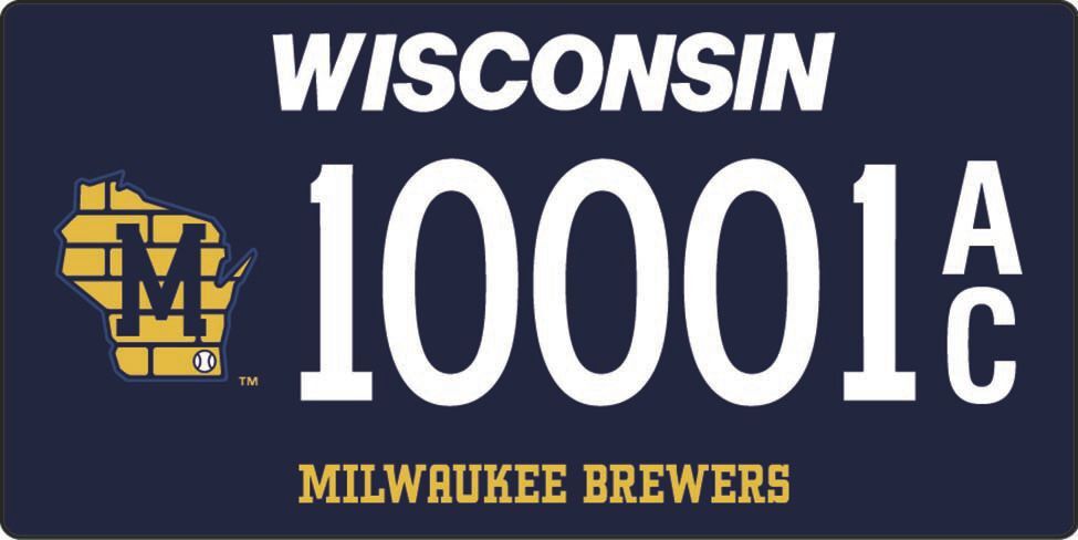 WisDOT unveils new Brewers plates | Sports | hngnews.com