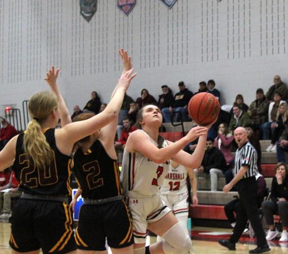 Marshall girls basketball bows out in regional semifinal | Waterloo ...