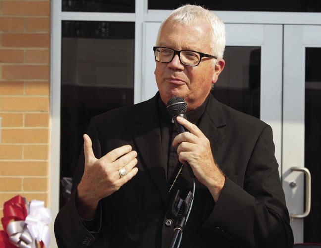 Bishop blesses new Sacred Hearts School addition | News | hngnews.com